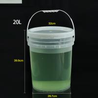 China ISO9001 Certified 20 Liter Blue 5 Gallon Chemical Pail Handling Food Grade Plastic Bucket for Paint and More for sale