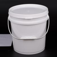 China Transparent Round Pail for Children Toys Packing 35L 7 Gallon Recycled Plastic Bucket for sale