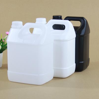 China Empty 5L Plastic Jerry Can Drum HDPE Customized Logo Transparent for Oil Water Sale for sale
