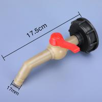 China IBC Water Tank Valve Fittings in PE Plastic Type for Garden Irrigation Connector Sample for sale