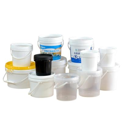 China Customized Logo Round 1L to 50L Large Recycled Plastic PP Bucket for Water Storage for sale