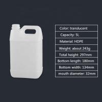 China Food Grade Custom Bucket 1L 5 Liter Plastic Jerry Can for Chemical for sale