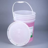 China Food Storage with UMETASS 5 Gallon Clear Plastic Bucket Printing Silk Screen Printing for sale