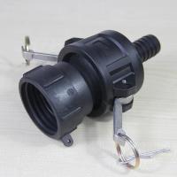 China 1Inch 1.5 2 Inch Plastic Hose Coupling Custom 1000L IBC Tank Valve Adapter for Garden Hose for sale