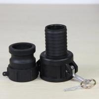 China 1Inch 1.5 2 Inch Plastic Hose Coupling Custom 1000L IBC Tank Valve Adapter for Garden Hose for sale
