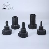 China ODM Round Head Plastic Valve Accessories IBC Fitting Coarse Thread Adapter Connector for sale