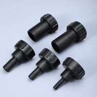 China ODM Round Head Plastic Valve Accessories IBC Fitting Coarse Thread Adapter Connector for sale