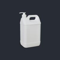 China 4L HDPE White Clear Jerry Can with Pump - 183×130×242mm Food-Grade Plastic Container for sale