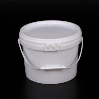 China Food Grade PP Material 6L Round Plastic Container for Packaging of Water Liquid Paint for sale