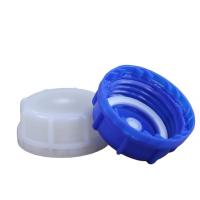 China Secure Capsule Closure for Custom Logo White 50MM Vented Bottle Caps in HDPE Material for sale