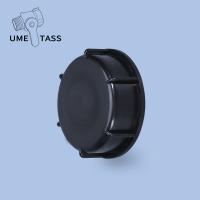 China 3 Inch Flange Connection Black Plastic Dust IBC Water Tank Butterfly Valve Fittings for sale