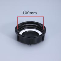 China 3 Inch Flange Connection Black Plastic Dust IBC Water Tank Butterfly Valve Fittings for sale