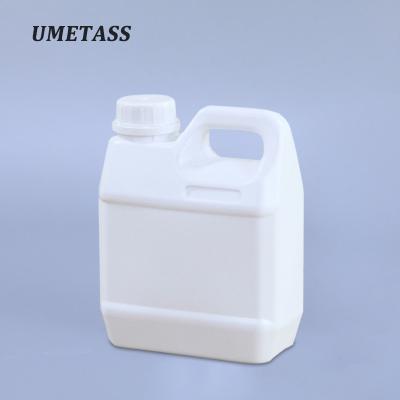 China 1L Square Plastic Jerry Can For Liquid Packaging 100% Material Resistant To Chemicals for sale