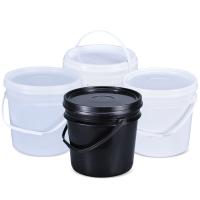 China Supplied 4L Round Plastic Bucket for Chemical Liquid Packing Capacity and Sample for sale