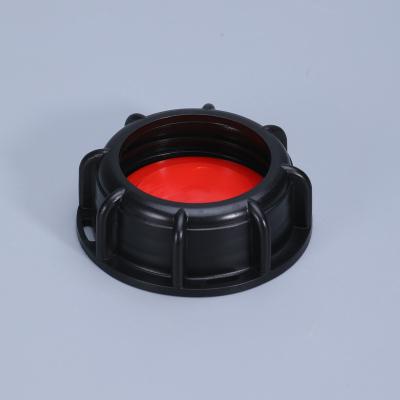 China 60mm Coarse Thread IBC Ton Barrel Cover Cap With Gasket Essential Water Tank Accessory for sale