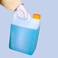China Customrized Logo White 5L Jerry Can Plastic Thicken Engine Motor Oil Package Barrel for sale