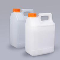 China Customrized Logo White 5L Jerry Can Plastic Thicken Engine Motor Oil Package Barrel for sale