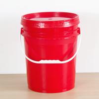 China 5 Gallon Round Plastic Bucket With Lid For Glue Images Included Plastic Material for sale