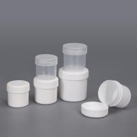 China Empty Cosmetic 4 Oz Plastic Jars Container White Clear For Cream Storage for sale