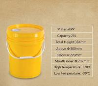 China Sealing Popcorn 5 Gallon Clear Water Bucket Liner Customized Logo Round for Packaging for sale