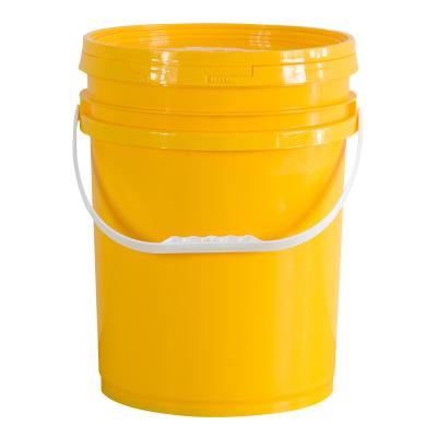 China Bucket with Sealing Lid Handle Customized Logo 500ml 1L 35L Round Food Grade PP Plastic for sale