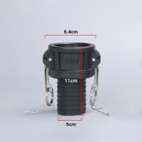 China IBC Water Tank Hosetail Camlock Couplings C Type Plastic Adapter Valve Garden Fittings for sale