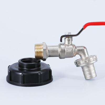 China Customized Support Adapter Faucet Wire IBC Tank Tap Replacement Connector Valve For Water Tank Hose Tap for sale