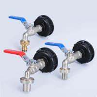 China Customized Support Adapter Faucet Wire IBC Tank Tap Replacement Connector Valve For Water Tank Hose Tap for sale