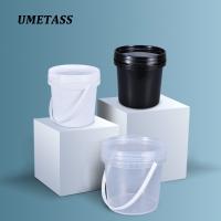 China 1L Capacity Plastic Bucket Made of Impact Resistant PP Material with Airtight Seal for sale
