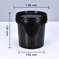 China 1L Capacity Plastic Bucket Made of Impact Resistant PP Material with Airtight Seal for sale