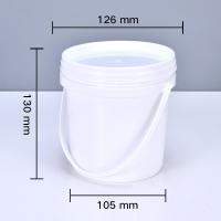 China 1L Capacity Plastic Bucket Made of Impact Resistant PP Material with Airtight Seal for sale
