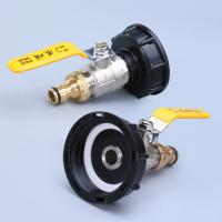 China Garden Water Connectors Brass Tap Adapter for IBC Tank Valve Fitting Hose Connector for sale