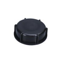 China BLACK 100MM 3 Inch Coarse Thread Cover With Leakproof Ring For IBC Water Tank Valve for sale