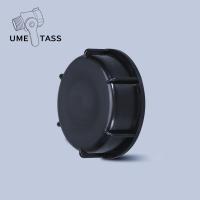 China BLACK 100MM 3 Inch Coarse Thread Cover With Leakproof Ring For IBC Water Tank Valve for sale