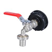 China Everyday Garden Water Connectors IBC Tank Brass Tap Replacement Valve for Water Drain for sale