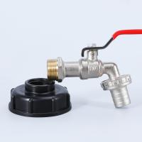 China Everyday Garden Water Connectors IBC Tank Brass Tap Replacement Valve for Water Drain for sale