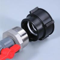 China DN50 Adapter 75MM Coarse Thread To 2INCH Silver Grey IBC Tank Fitting Garden Connector for sale