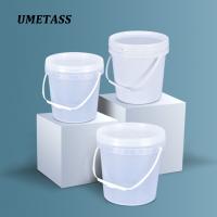 China 3L Recycled Clear Painting PP Plastic Bucket and Acceptable Customer's Logo Acceptance for sale