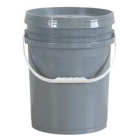 China Thickened 20 Liter Food Grade 5 Gallon Plastic Pail Bucket With Lid Handle For Paint Oil for sale