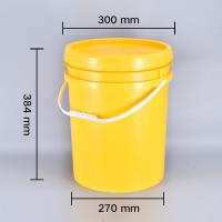 China 20L Plastic Container With Lid And Handle For Paint Oil Glue UMETASS Gallon Plastic Pail for sale