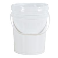 China Food Grade 5 Gallon Round Plastic Pail with Handle and Lid for sale