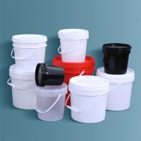 China 100% Material Food Grade Plastic Bucket With Lid And Handle For Biscuit Oil Storage for sale