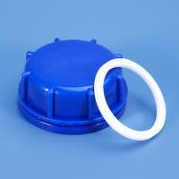 China Professional IBC 60mm Plastic Lid Dust Cover With HDPE Gasket For 20-30L Jerry Can Made for sale