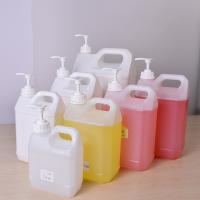 China HDPE Square Plastic Jerry Can 1L 6L 10L Food Grade with Pump for Water Wine Oil Storage for sale