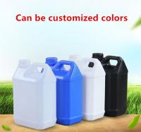 China Stackable Plastic Square Sealed Jerry Can 1L-10L HDPE Container for Agricultural Pesticide Packing for sale