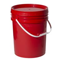 China Food Grade 8 Gallon Plastic Bucket Pail Drum With Lids with Heat Transfer Printing for sale