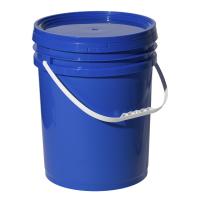 China Food Grade 8 Gallon Plastic Bucket Pail Drum With Lids with Heat Transfer Printing for sale