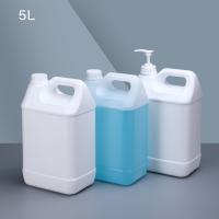 China HDPE Plastic Storage Containers 5L and 25L for Chemical Reagents and Diesel Fuel with Custom Labeling for sale