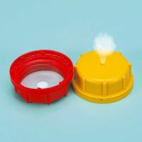 China Custom Order Accepted 38mm 53mm 60mm Black and White Screw Cap for Engine Oil Bottle for sale