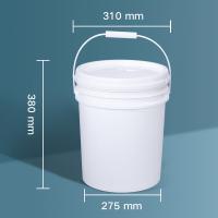 China Round 20liter Capacity Food Grade Empty Gallon Plastic Pail for Storage Container for sale